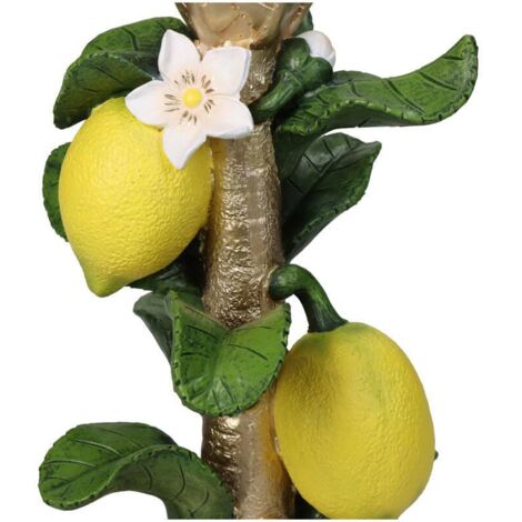 Kandelaar met Citroenplant en pot. Plante verte type Kandelaar met ...