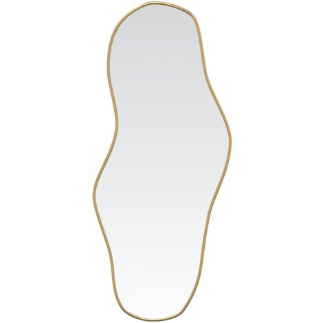 Miroir mural，Miroir déco Doré 80x35 cm CFW76679