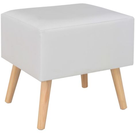Table de chevet pour petite chambre meuble d'appoint blanc 40 cm ...