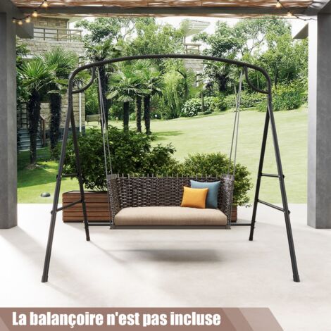Cadre de Balançoire en Métal de Porche Robuste en Forme de ‘A’ avec ...