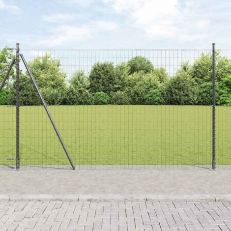 Grillage rouleau anti-intrusion clôture Euro acier galvanisé 10m