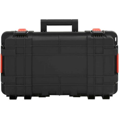 Mallette de transport portable noir 56,5x34x16 cm PP CFW43392