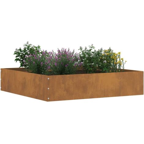 Bordure de Pelouse Rouillé 60 x 60 x 13 cm CFW731425