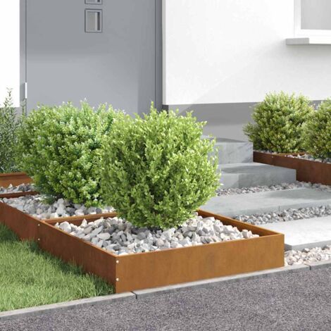 Bordure de Pelouse Rouillé 60 x 60 x 13 cm CFW731425