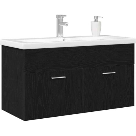 Placard de salle de bain 90 cm pour double vasque ou grand miroir ...