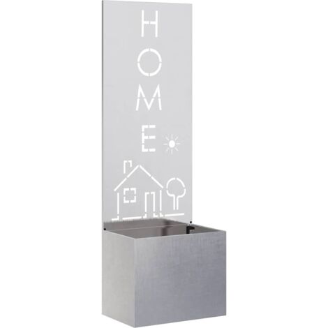 Écran de confidentialité de jardin Fretwork Argent 50 x 140 cm CFW209697