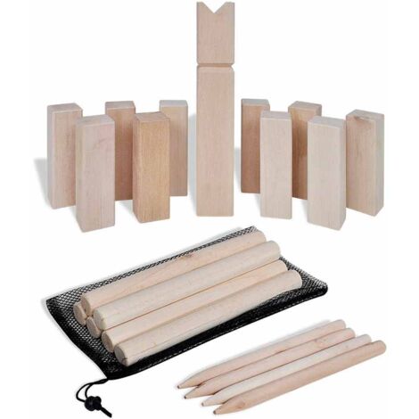 Kit de jeu Kubb en bois CFW425263