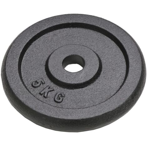 Plaque de poids en fonte 4 pcs 2 x 10 kg + 2 x 5 kg CFW467109 ...