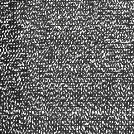Filet brise-vue，Clôture brise-vue Noir 1,5x50 m PEHD 195 g/m² CFW33220