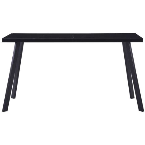 Table de salle à manger 4-6 personnes repas de famille noir ...