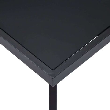Table de salle à manger 4-6 personnes repas de famille noir ...