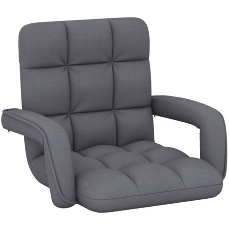 Fauteuil au Sol avec Support Dorsal Fauteuil de Sol Réglable à 6 ...