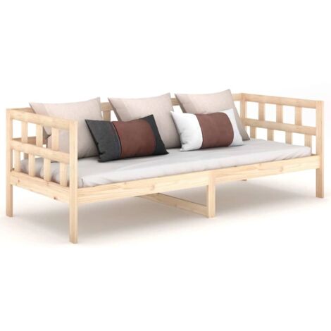Lit simple gain de place en bois de pin XZZZ173281 anti-grincement ...