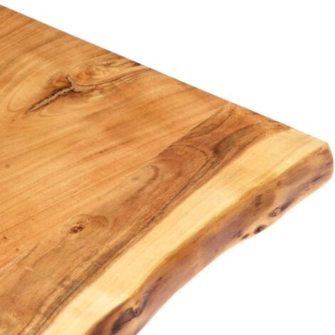 Dessus de table live edge acacia massif 118x50cm résistant et durable ...
