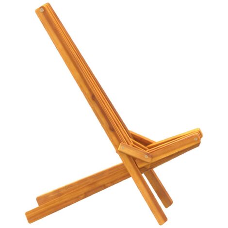 Chaises de jardin en bois d'acacia lot de 2 sièges terrasses marron ...