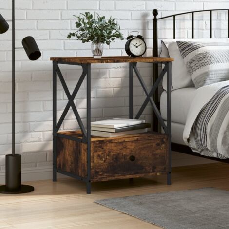 Table de nuit chêne fumé pour en finir avec le désordre dans la chambre ...