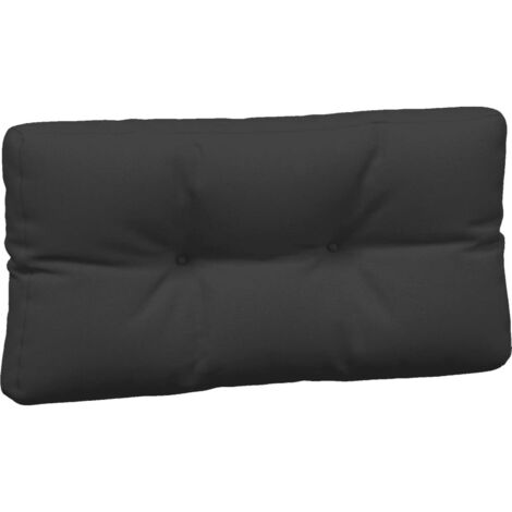 Coussins de palette lot de 7 noir tissu pour salon de jardin et ...