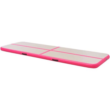 Piste de tumbling gonflable rose 5m pour gymnastique et fitness ...