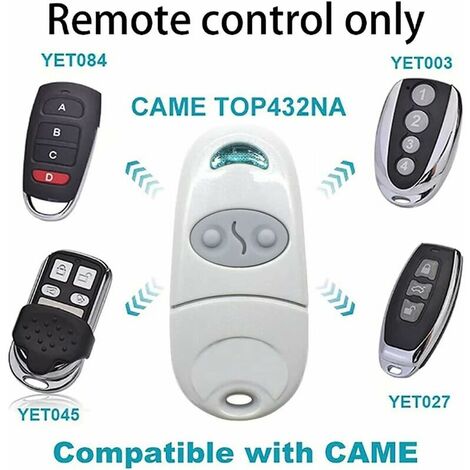 XVX (2, Blanc)Télécommande Universelle Portail, Télécommande pour Ouvre-Porte de Garage ...