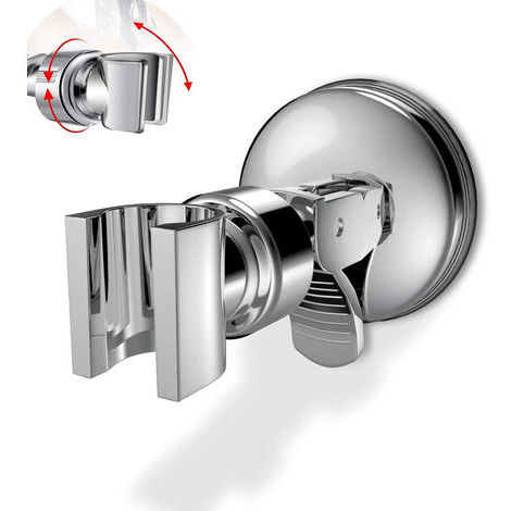 Support de pomme de douche réglable amovible support mural de douche ...