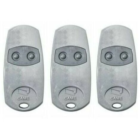 Telecommande d'origine Came TOP432EE 3 pieces. Frequence de code fixe 433,92 MHz AIPERQ