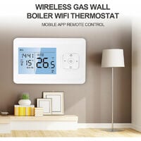 XVX Thermostat intelligent Wi-Fi Programmable sans fil, avec recepteur RF, montage mural sur ...