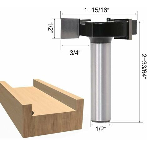 Fraise à raboter avec tige de 1/2quot, Bit de routeur de surfaage CNC ...