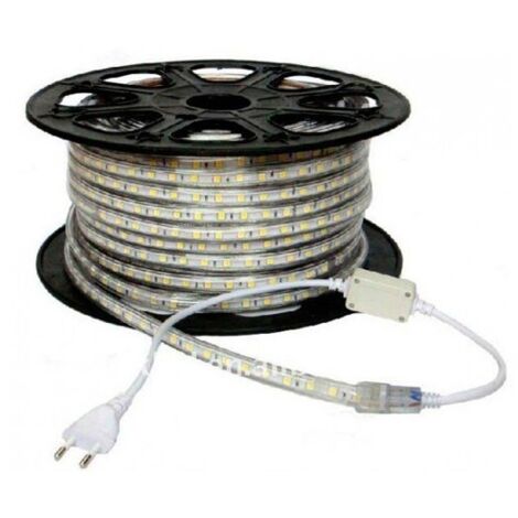 STRISCE LED LUCE CALDA 3000K 220V 12W IP65