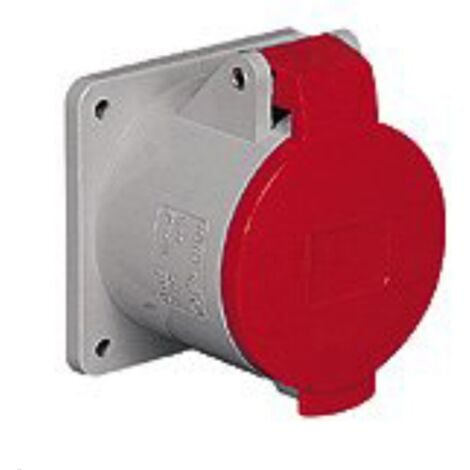 PRESA CEE 3P+T 32A 380V IP44 DA INCASSO DIRITTE PROTETTE PALAZZOLI 443238