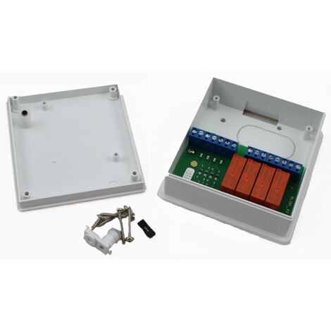 Modulo 4 contatti liberi 12 vdc 8A 230 Vav BENTEL BRM04/12