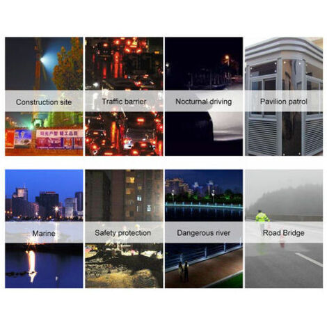 Feu d'avertissement à énergie solaire, feu d'avertissement ...