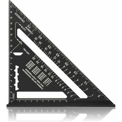 Equerre Menuisier MULTI FONCTIONS Metal Aluminium Regle Équerre ...