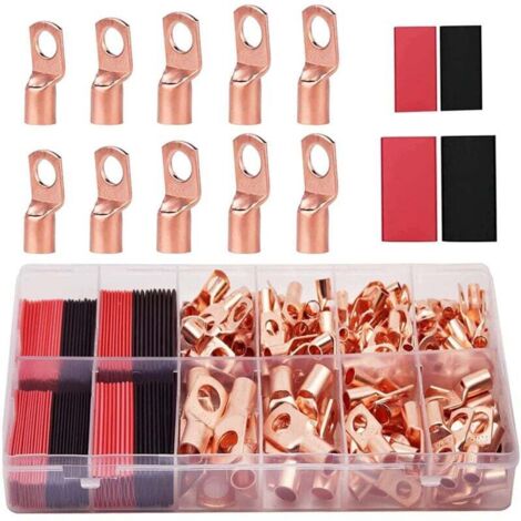 CHOYCLIT 120 Pièces Cosse a Sertir 6/10/16/25mm², 8 Tailles M6 M8 Cosse ...