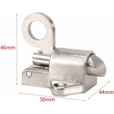 Verrou À Loquet, Serrure en Aluminium De Sécurité Anneau De Ressort ...