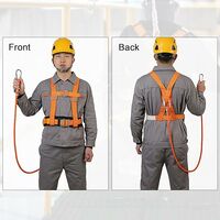 Harnais de Sécurité avec Longe, Harnais Anti Chute, Baudrier Escalade ...