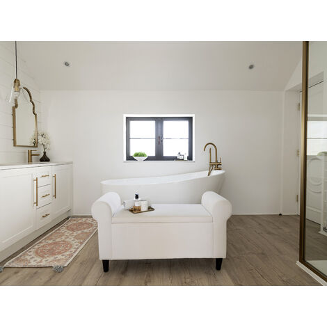 Highgrove Storage Ottoman Cream