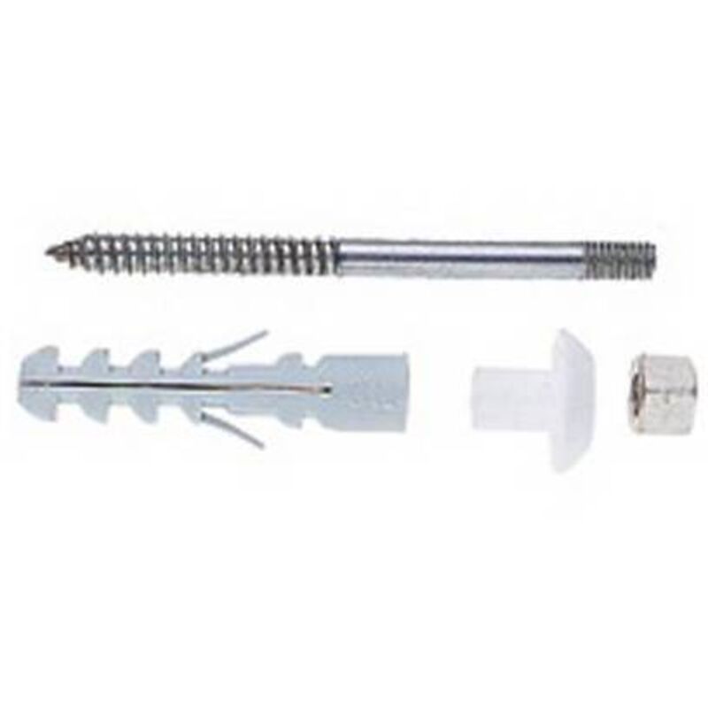 4pcs vis de fixation en fer pour toilettes et bidets