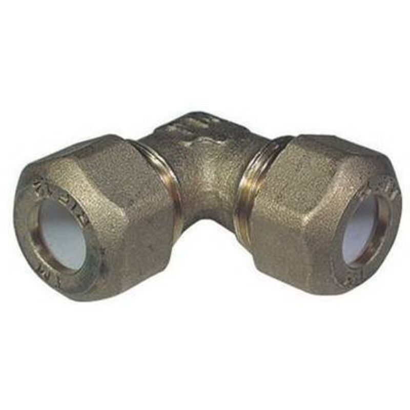 Double coude pour cuivre avec tiemmeen ogive en téflon