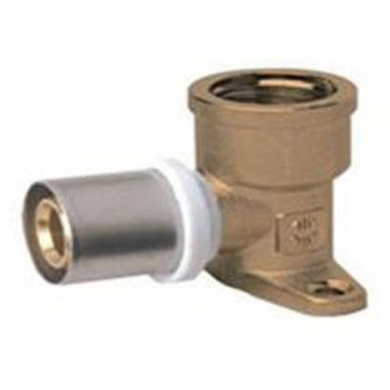Raccord femelle avec bride ibp presse pour multicouche