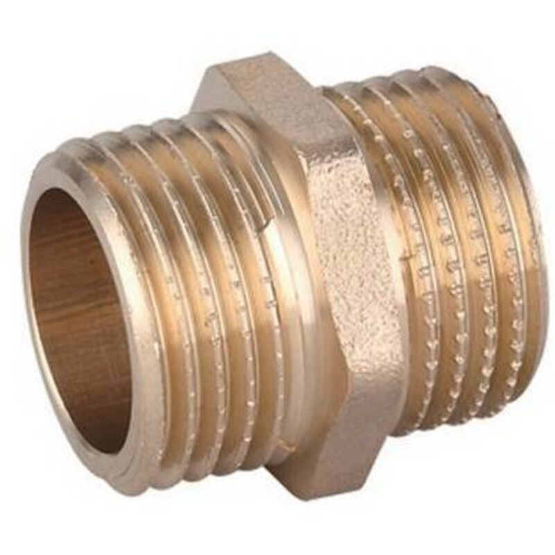 Mamelons droits mm en laiton jaune ibp