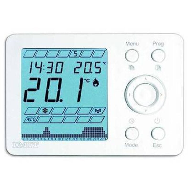 Thermostat programmable mural hebdomadaire techno wpt ot