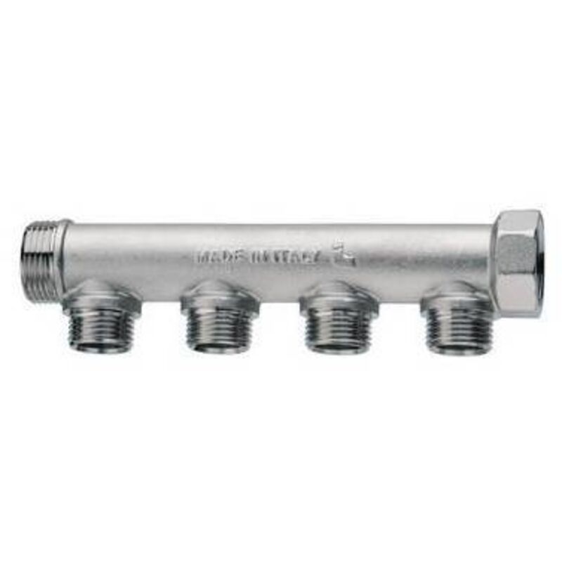 COLLECTEUR DE DISTRIBUTION MODULAIRE NICKELÉ Dimensions : 3/4" x 2 ...