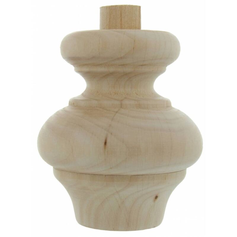 8 x PIEDE IN LEGNO ONTANO 53012 88X100 MM