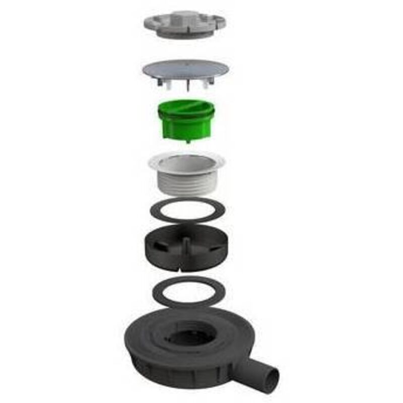 Mod à siphon ultra bas. lyonnaise pour les receveurs de douche