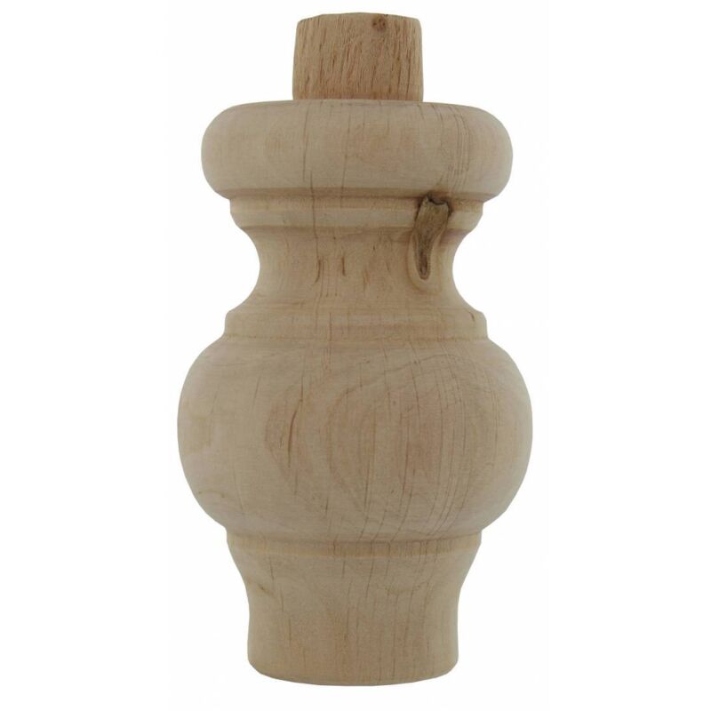 8 x PIEDE IN LEGNO ONTANO 53009 64X 95 MM