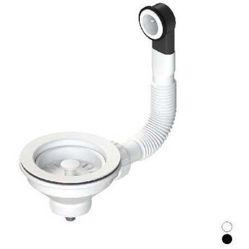 Drain de 114 mm pour évier avec trou de couleur 90 mm