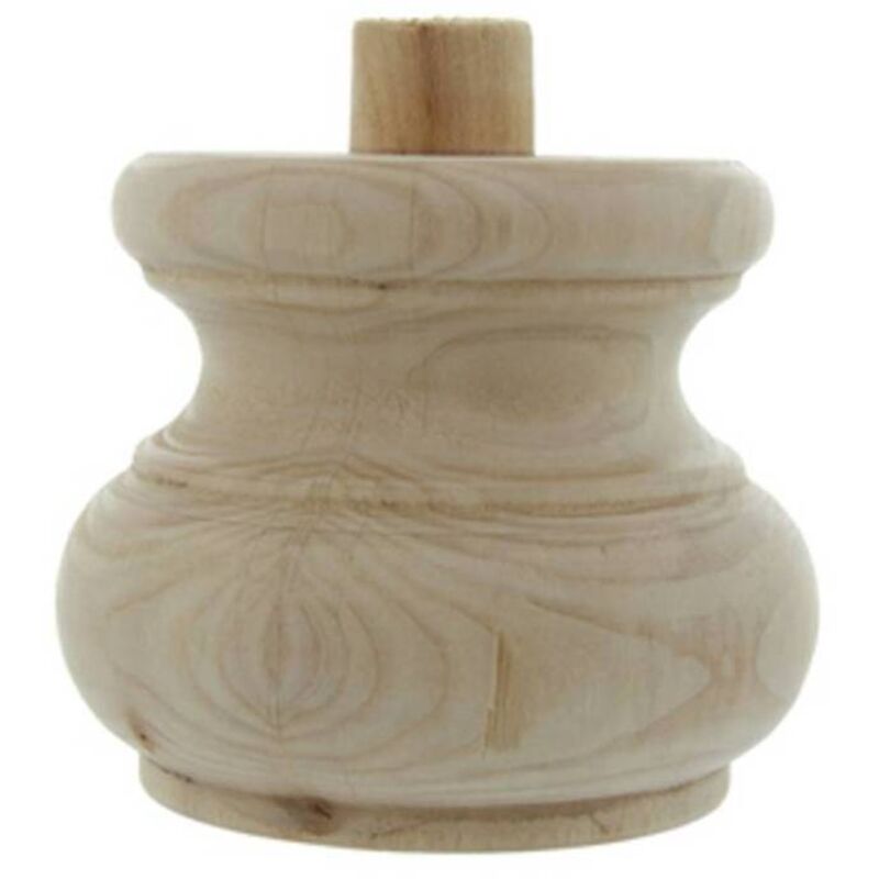 8 x PIEDE IN LEGNO ONTANO 53008 95X75 MM