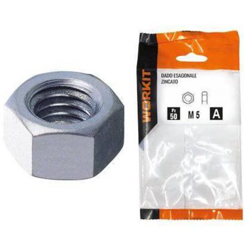DADO ESAGONALE ZINCATO SELF WORKIT
