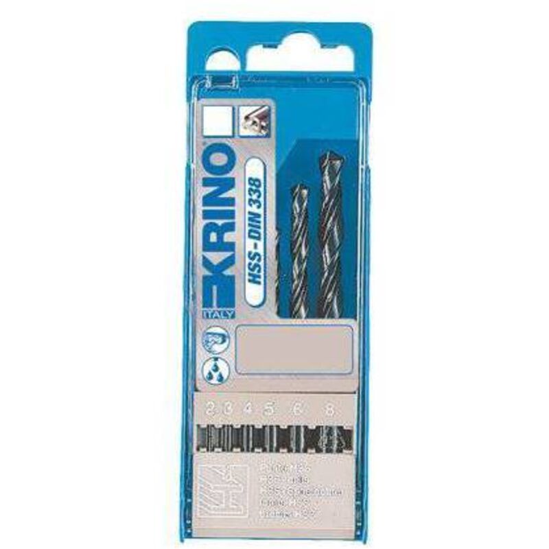 PUNTA TRAPANO HSS RULLATA ASTUCCIO KRINO