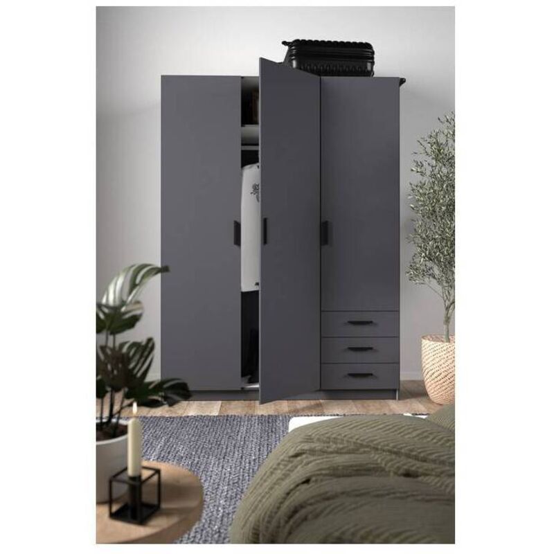 KIT ARMADIO SPRINT 3A+3C 147X50X200 GRIGIO